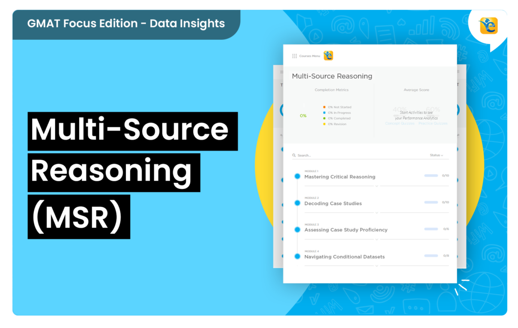 Multi-Source Reasoning || e-GMAT’s MSR course