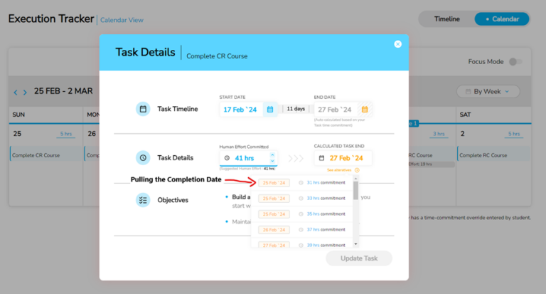 Success Compass: Execution Tracker
